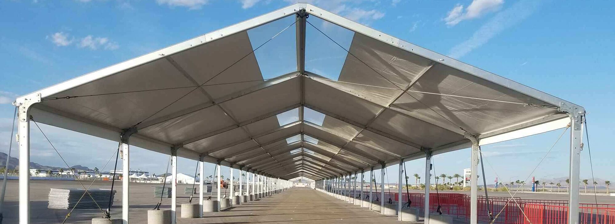 Clear Steel Span Fabric Tent Structures USA | Canada